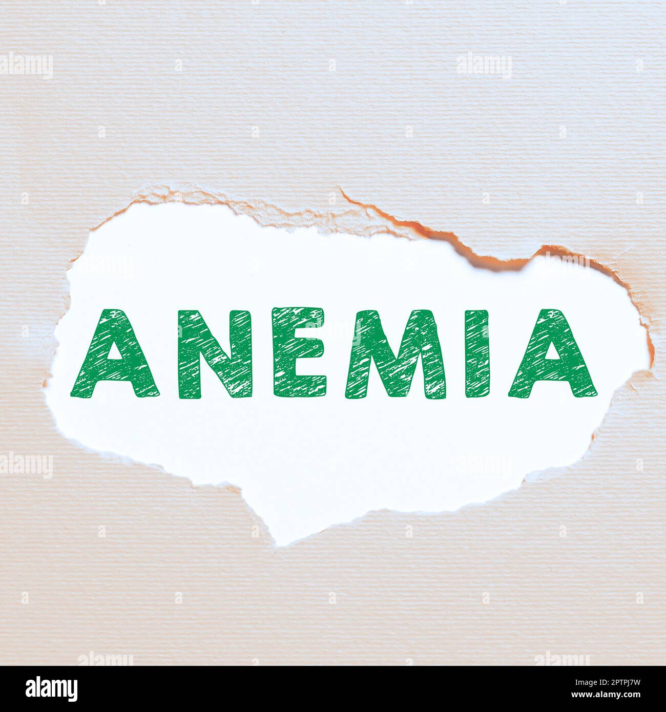 Sign displaying Anemia, Business idea condition where there deficiency ...