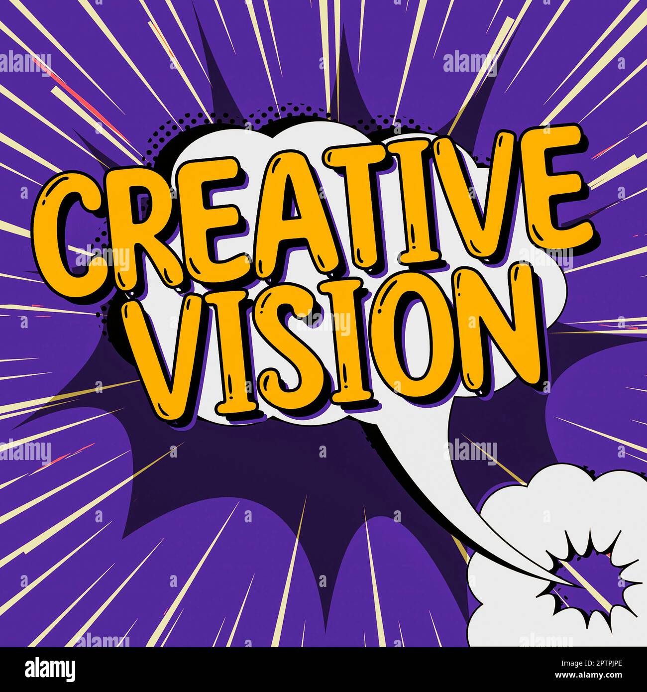 Conceptual caption Creative Vision, Business overview process of ...