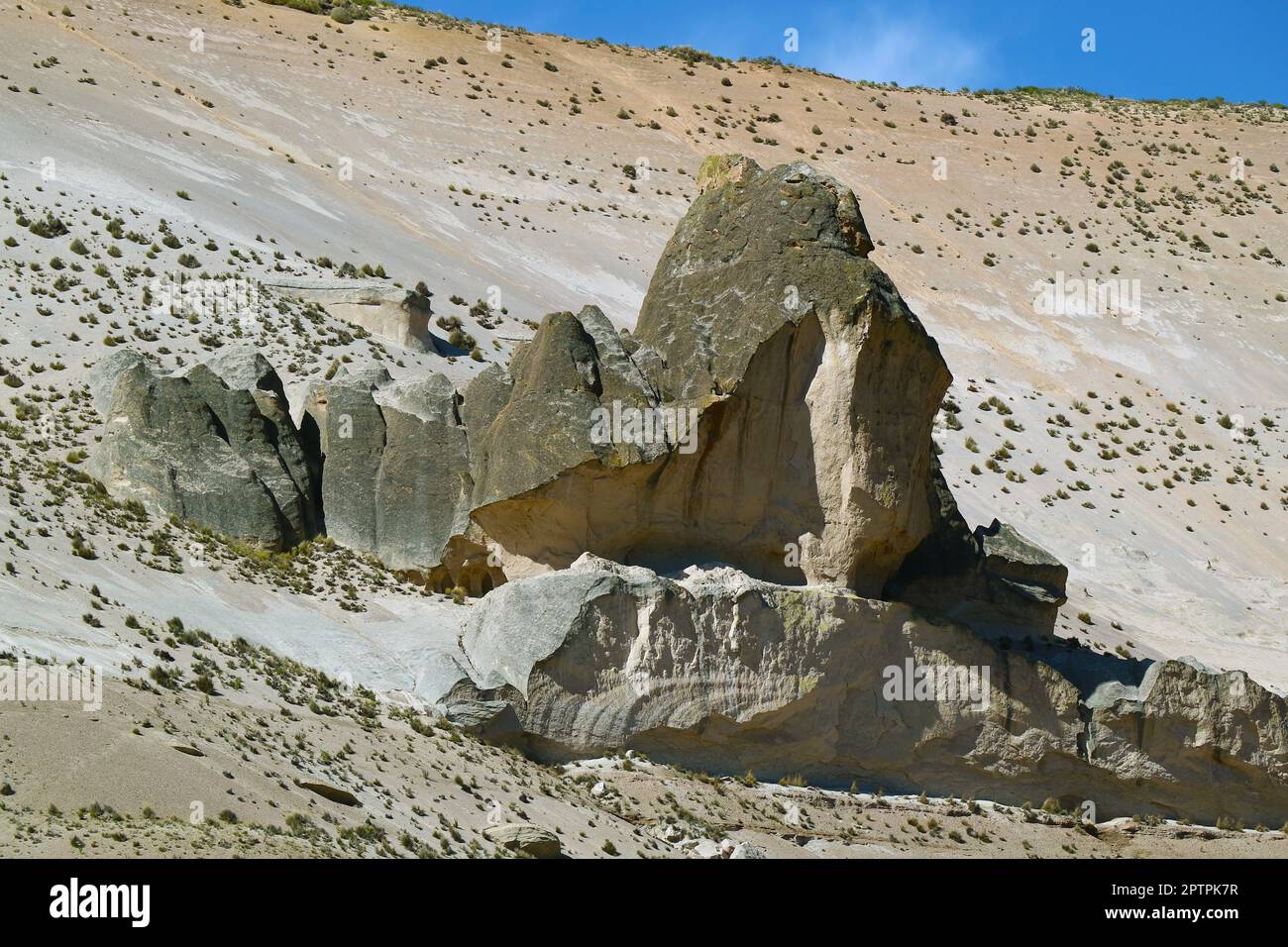 Impressive Rock Formations in Salinas y Aguada Blanca National Reserve ...