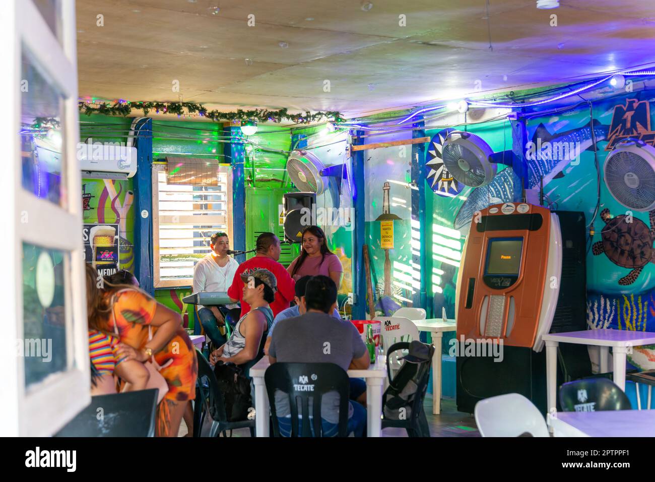 La Tablita bar Hemingway, Isla Mujeres, Caribbean Coast, Cancun ...