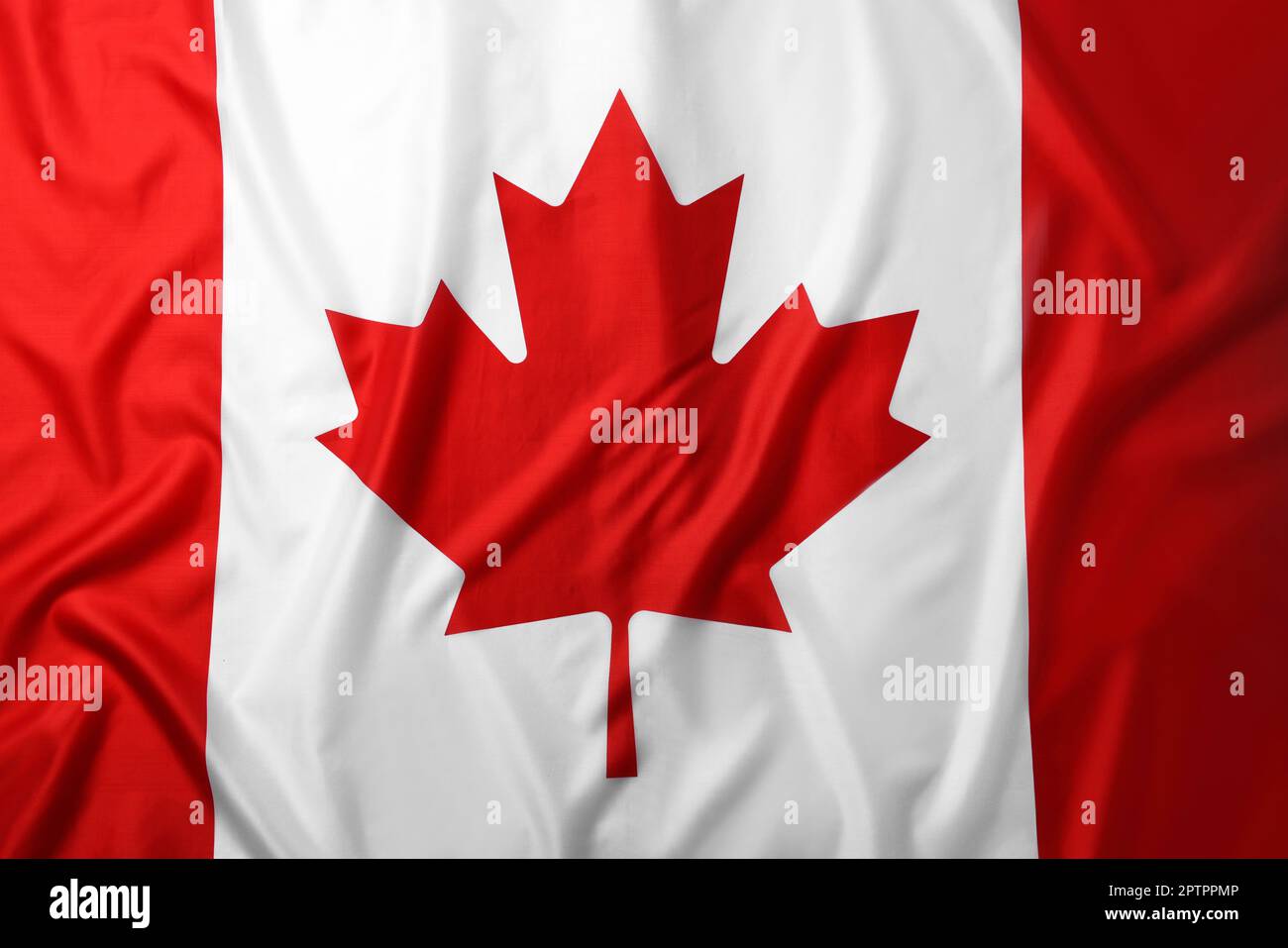 Flag of Canada as background, top view Stock Photo - Alamy