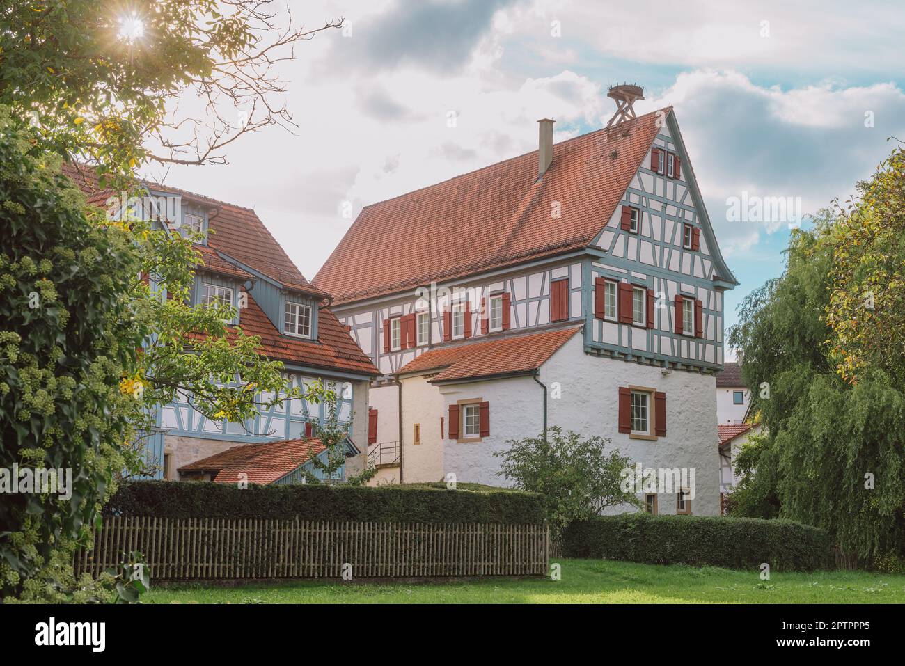 Traditional Rural House With Beautiful Exterior Facade Decor In Germany ...