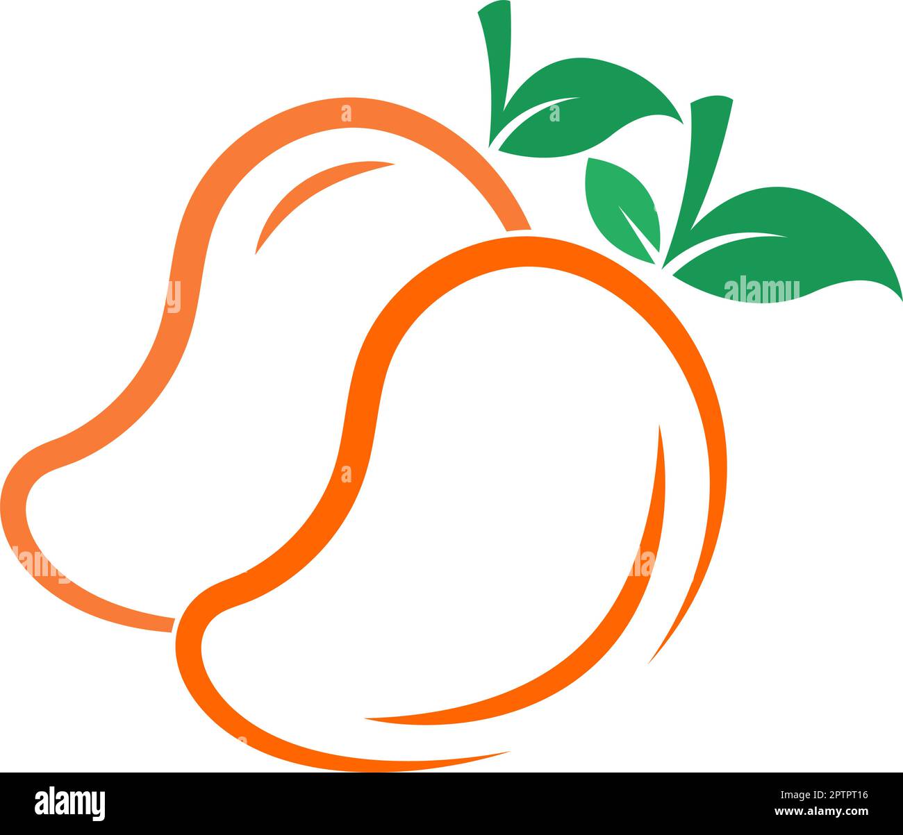 Mango icon logo design Stock Vector Image & Art - Alamy