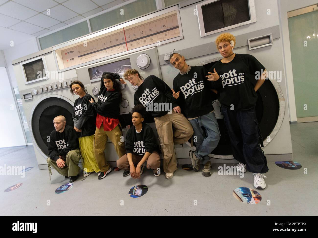 Herne, Germany. 28th Apr, 2023. Members of the "Urban Arts Ensemble ...