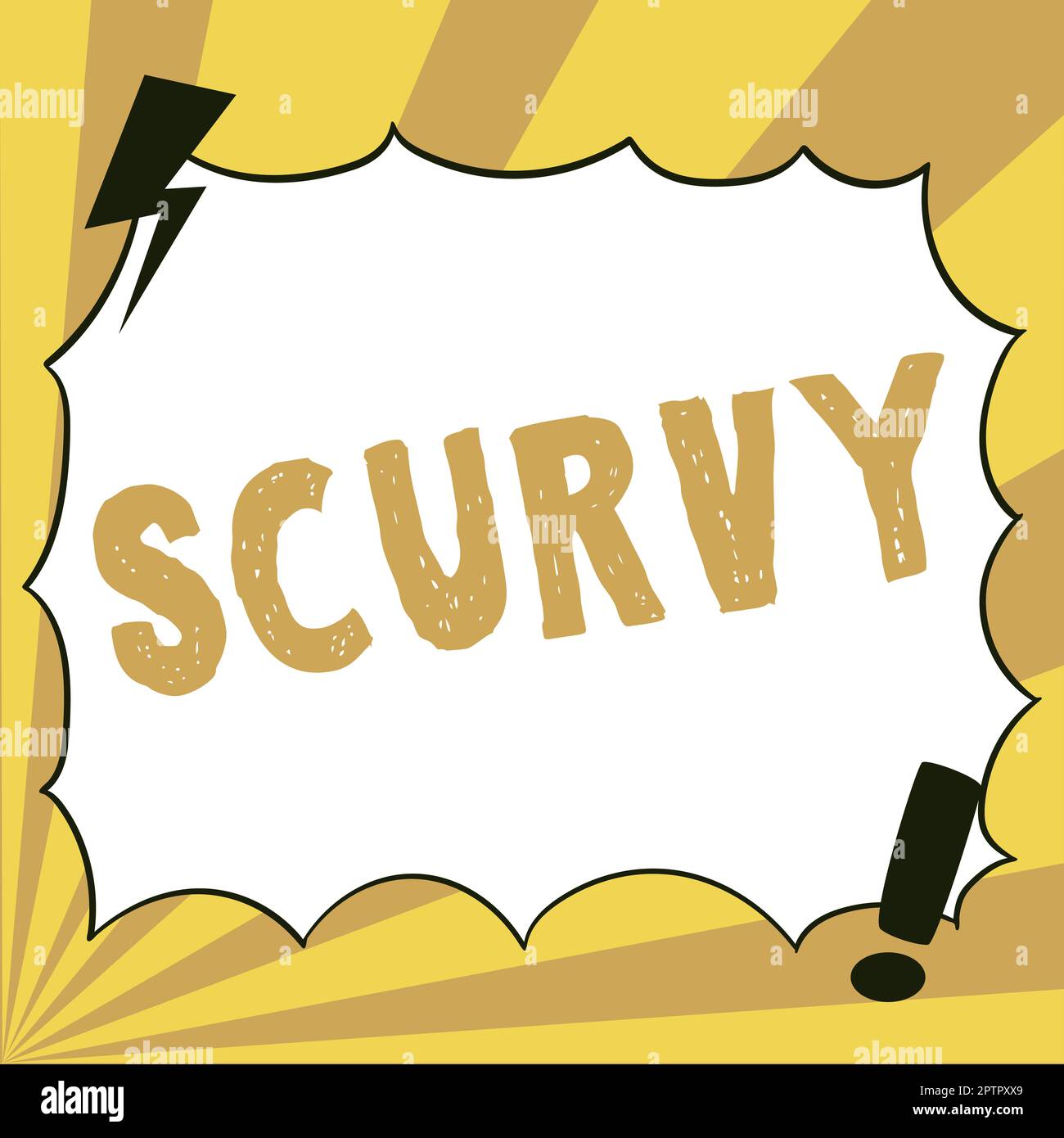 Sign displaying Scurvy, Conceptual photo disease caused by a lack of ...