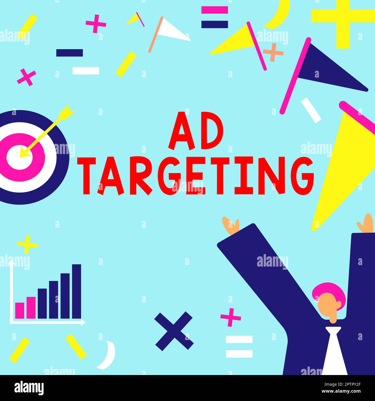 Handwriting text Ad Targeting, Conceptual photo target the most ...