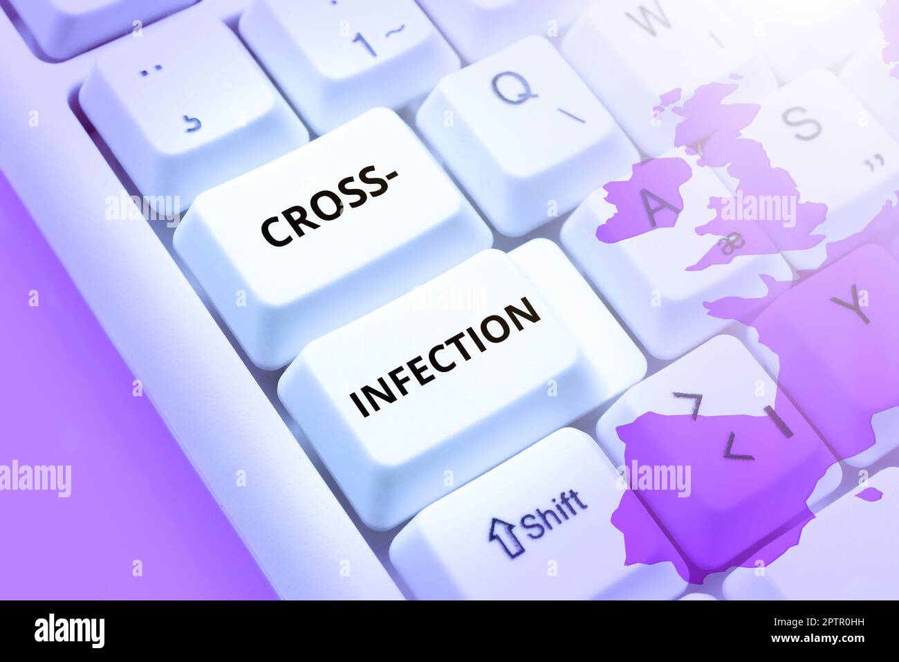 Sign displaying Cross Infection, Business showcase disease-causing ...