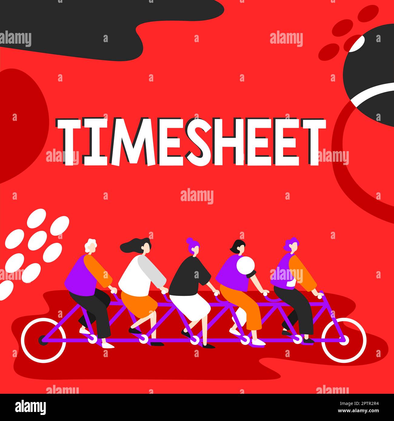 Hand writing sign Timesheet, Word for graphical representation of ...