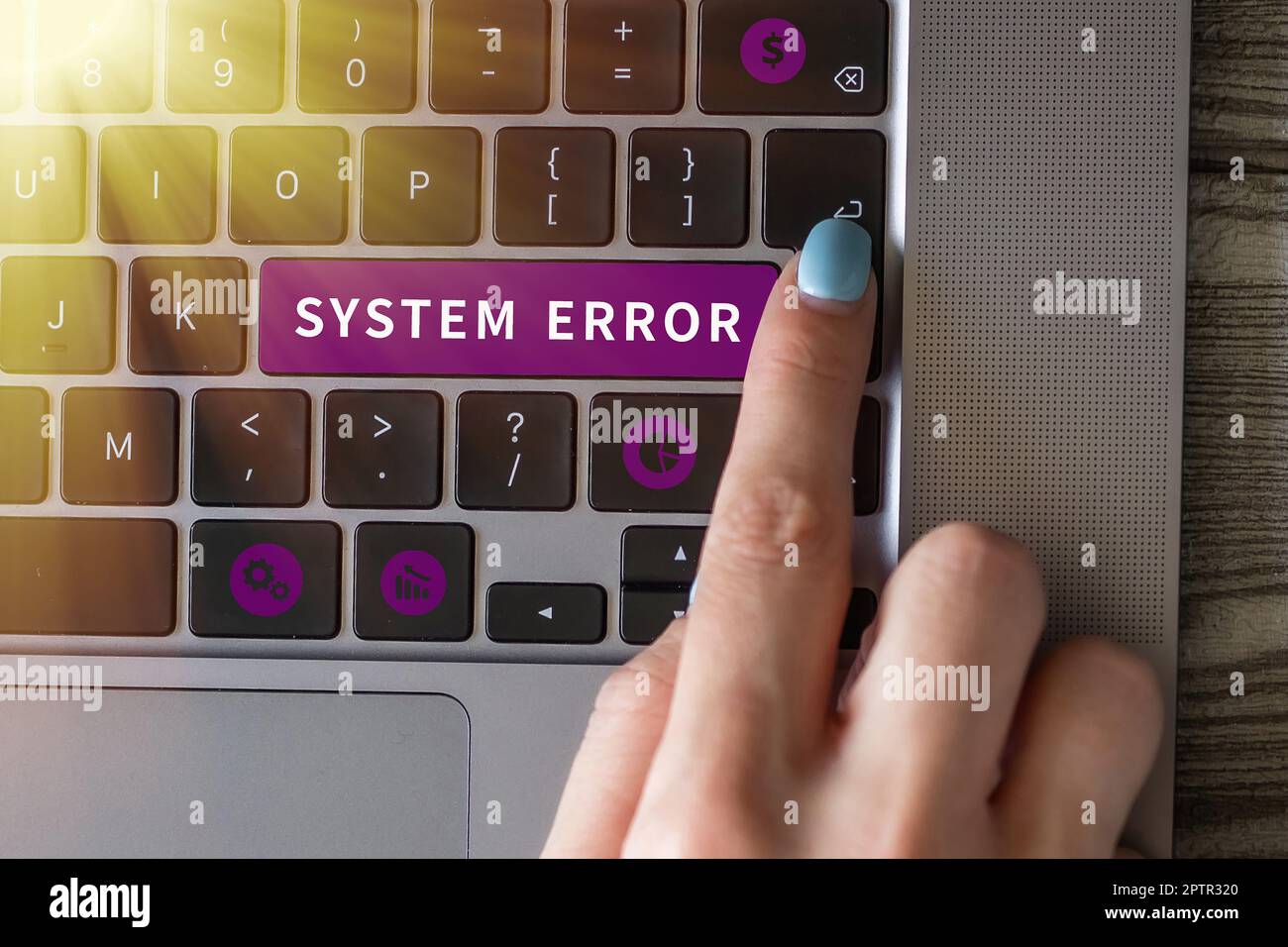Text caption presenting System Error, Business concept Technological ...