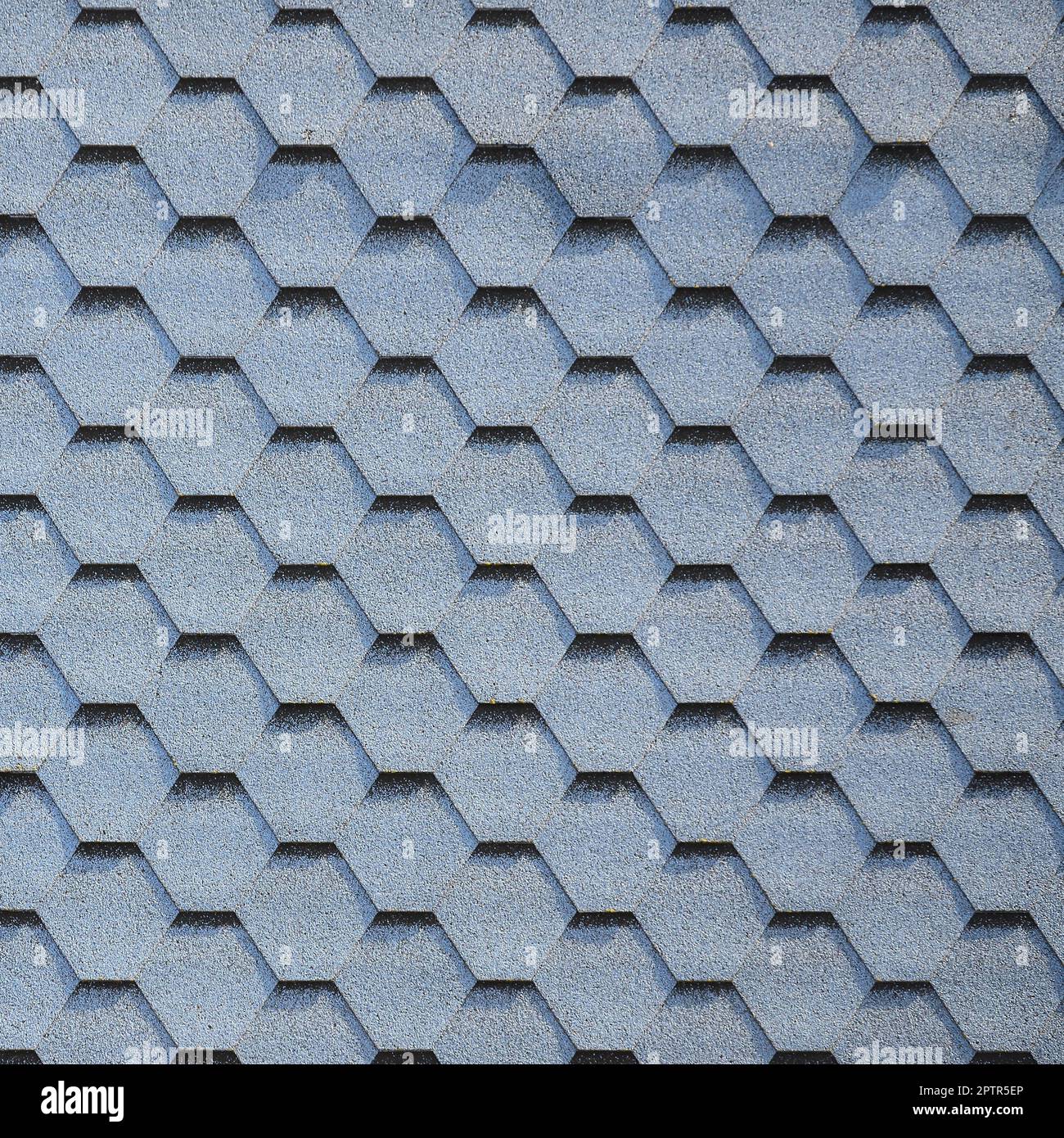 Modern roofing and decoration of chimneys. Flexible bitumen or slate ...