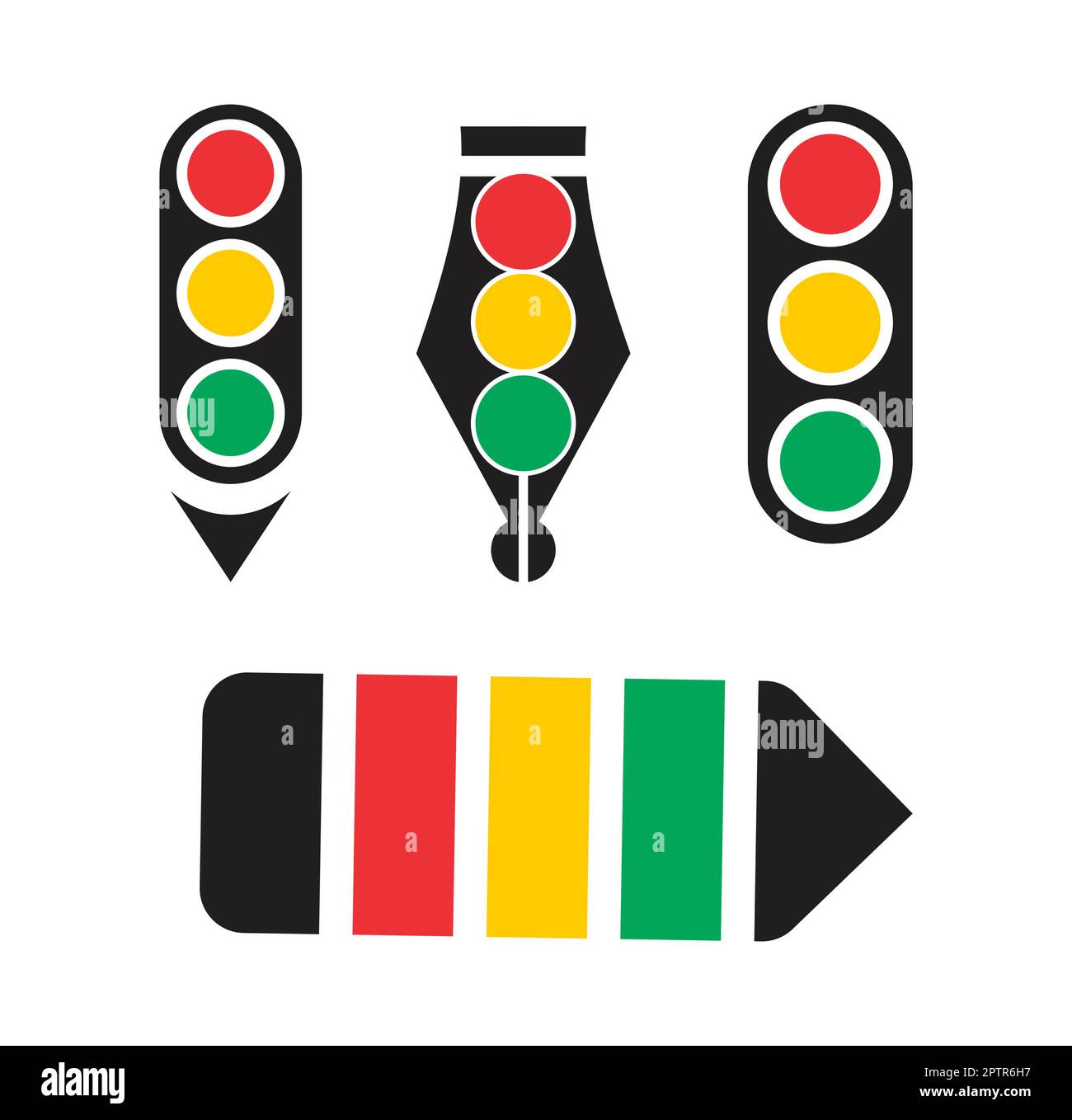 Traffic Light Color Logo Vector Icon Stock Vector Image & Art - Alamy