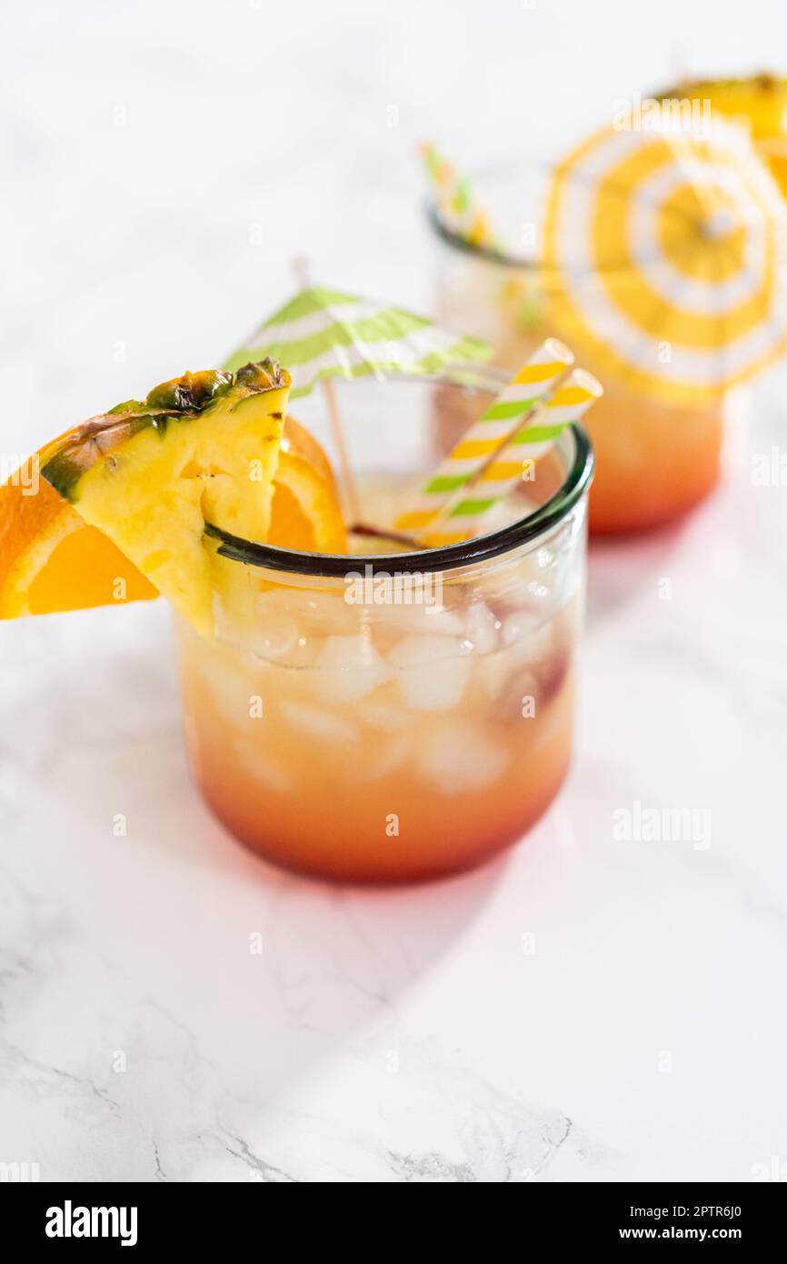 Malibu sunset cocktail hi-res stock photography and images - Alamy