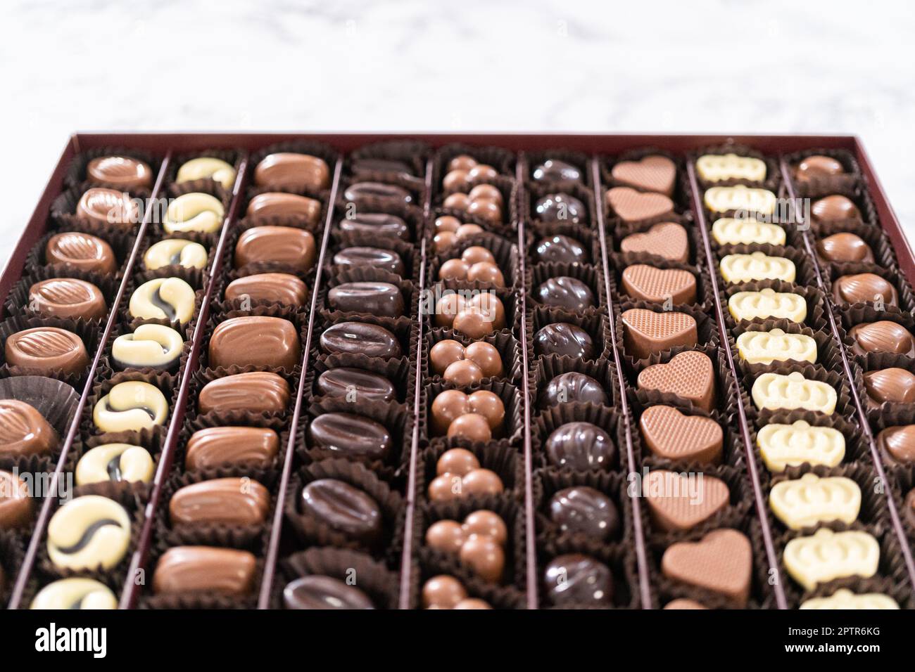 Box of chocolates Stock Photo - Alamy