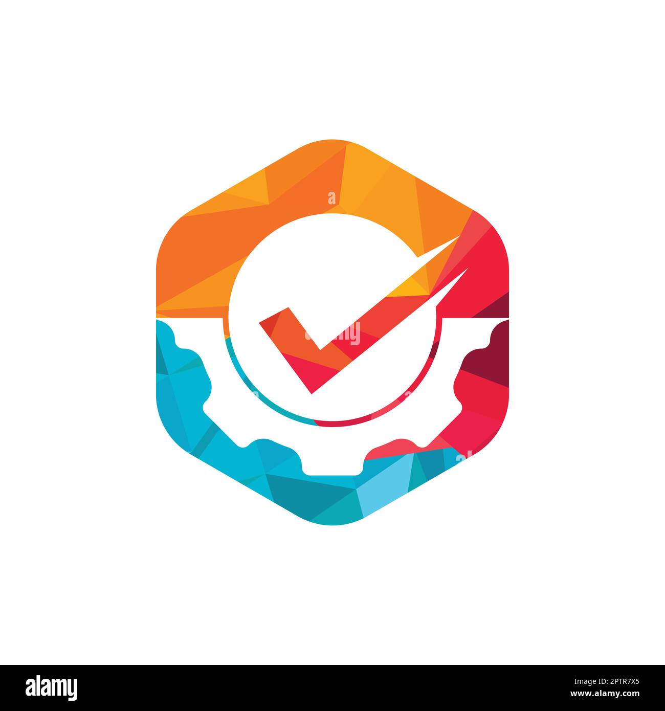 Gear tech vector logo design. Service check logo concept Stock Vector ...