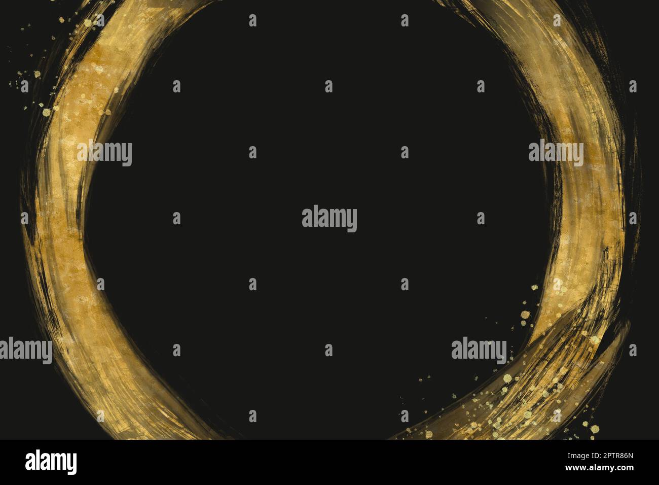 Japanese style abstract background with space for text. Gold ...