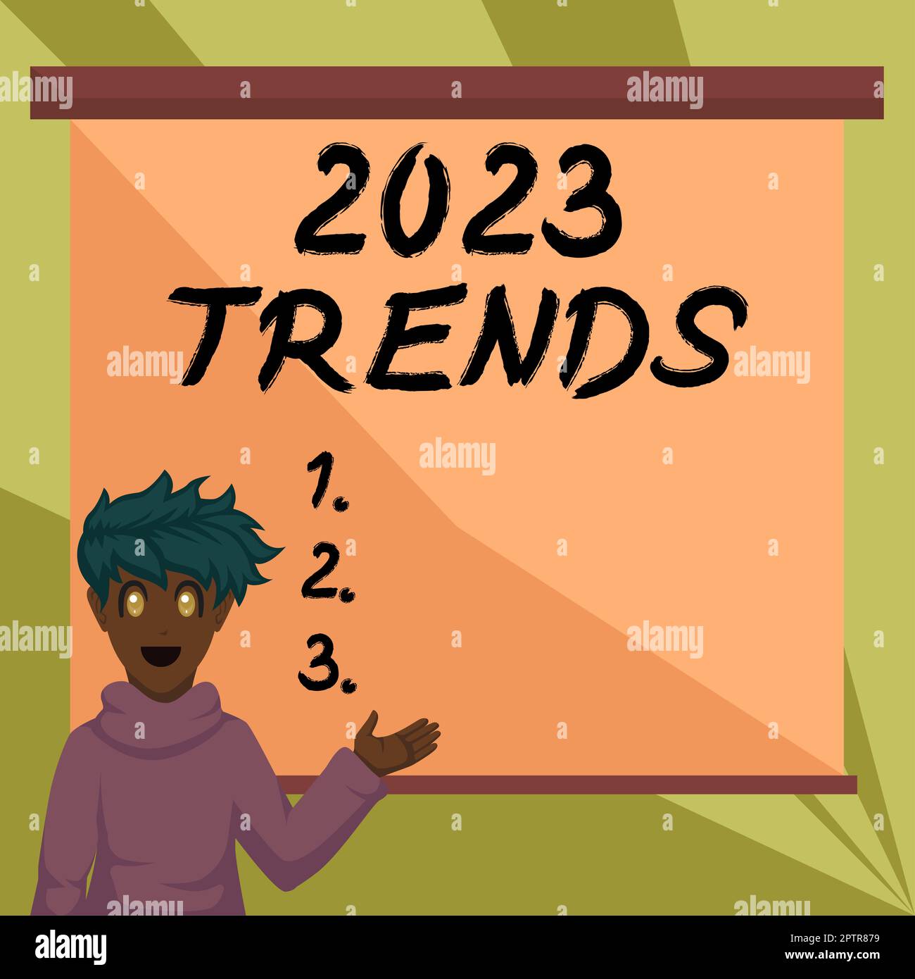 Conceptual display 2023 Trends, Business concept things that is famous ...