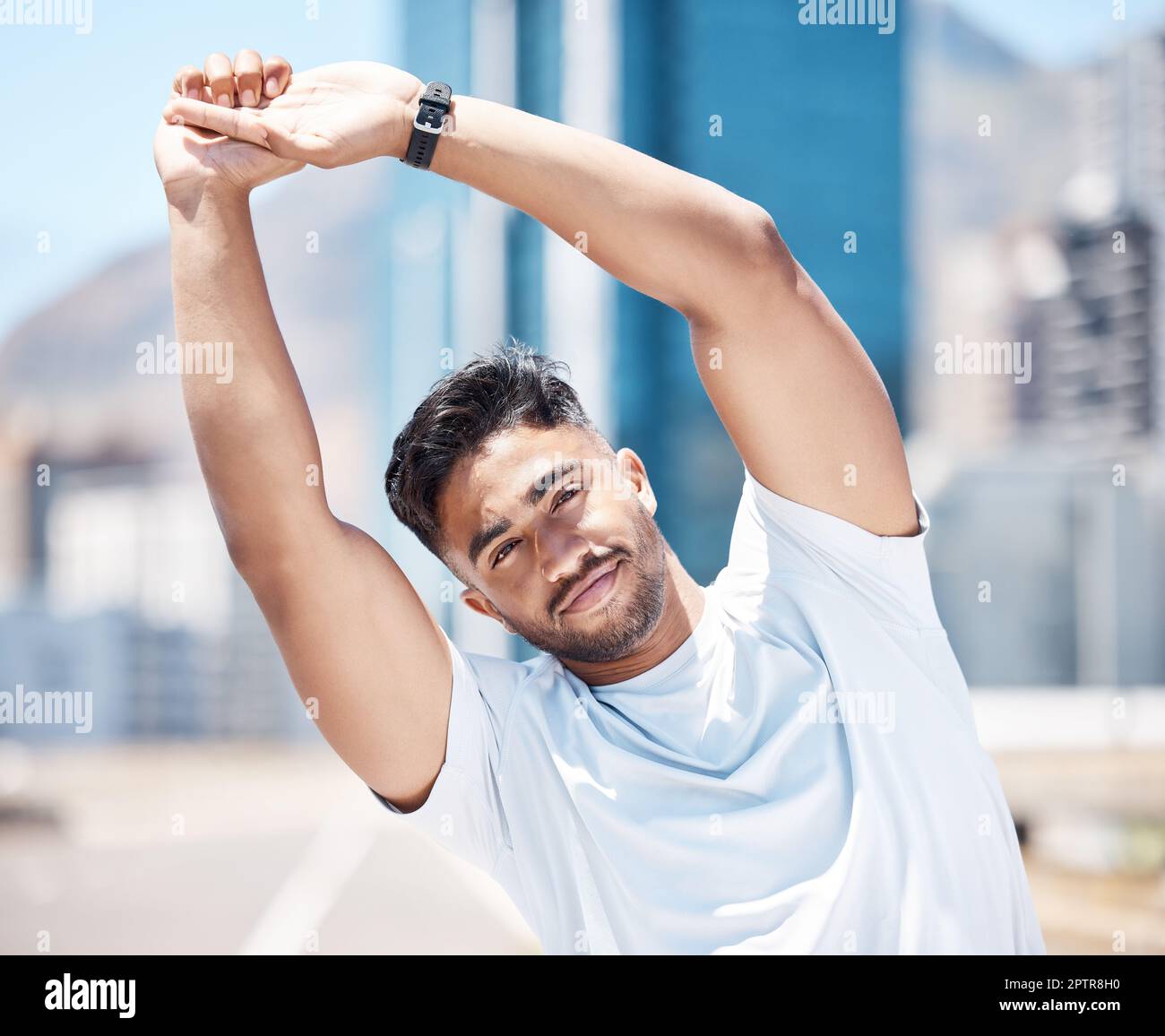 Stretching Arms Over Head