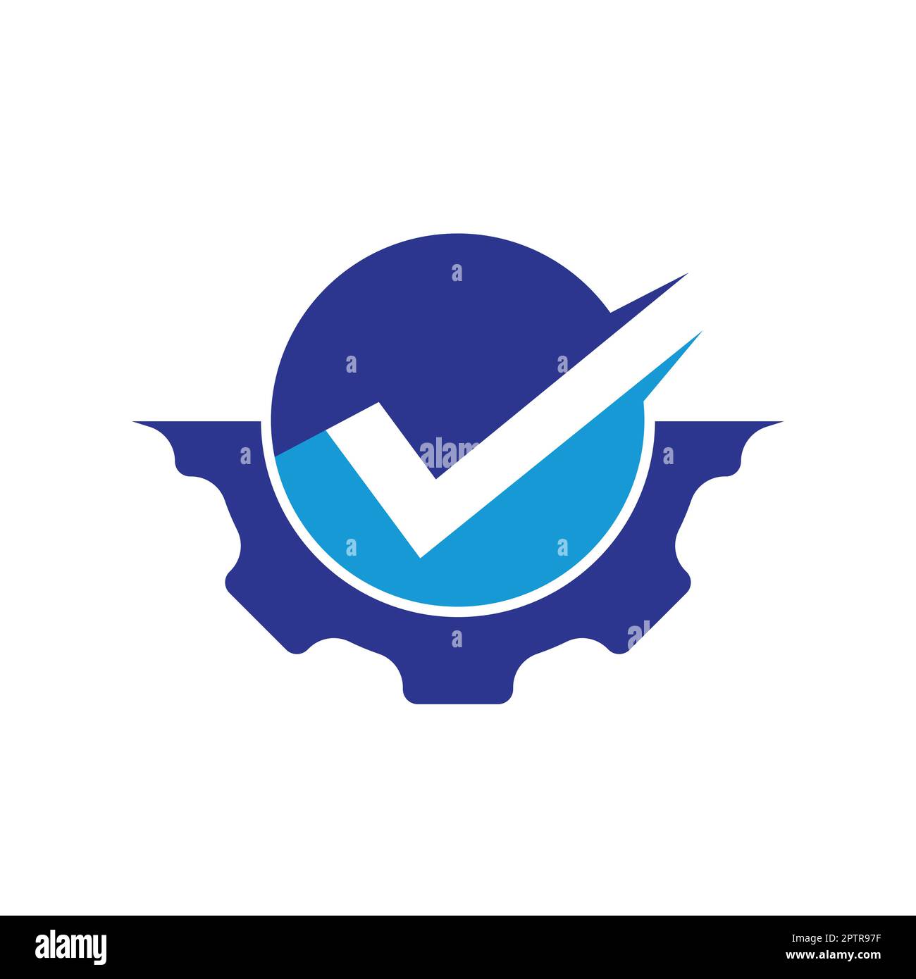 Gear tech vector logo design. Service check logo concept Stock Vector ...