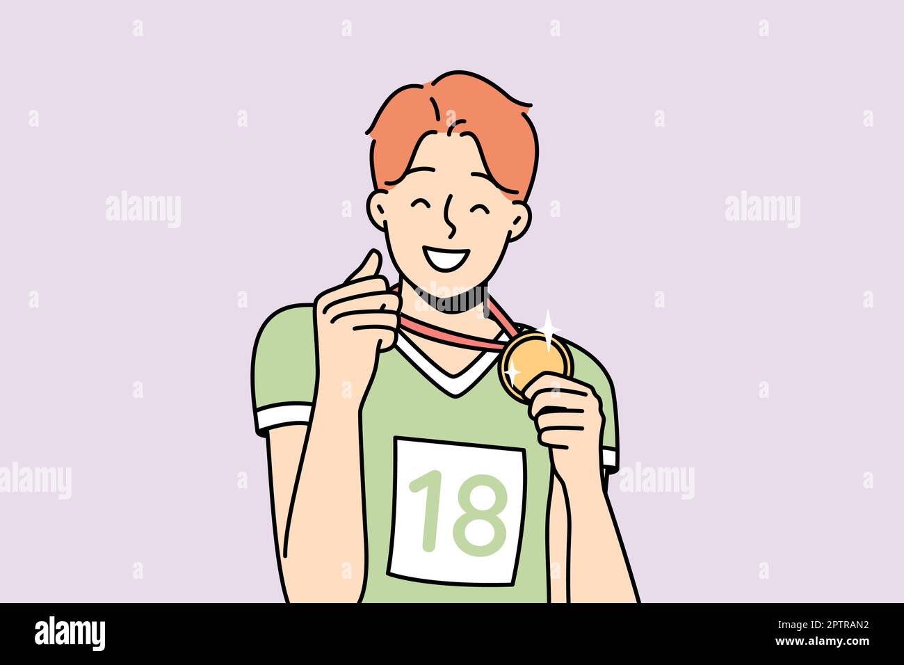 Award medal teen hi-res stock photography and images - Alamy