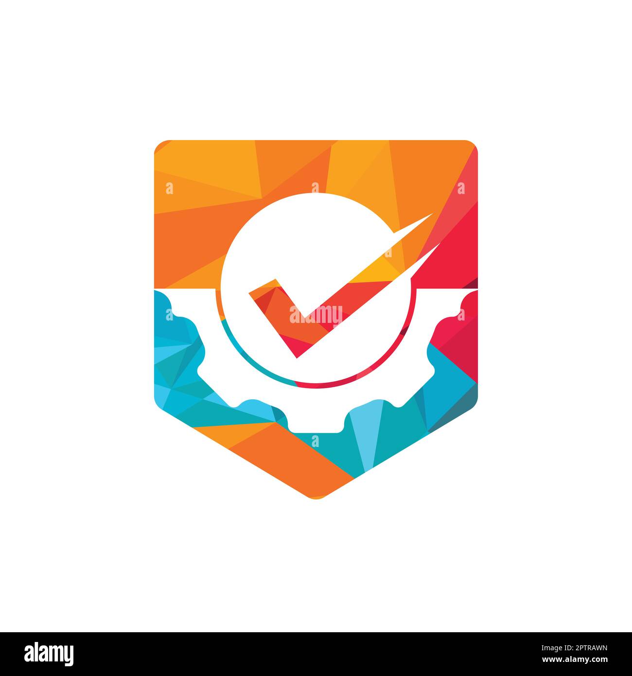 Gear tech vector logo design. Service check logo concept Stock Vector ...