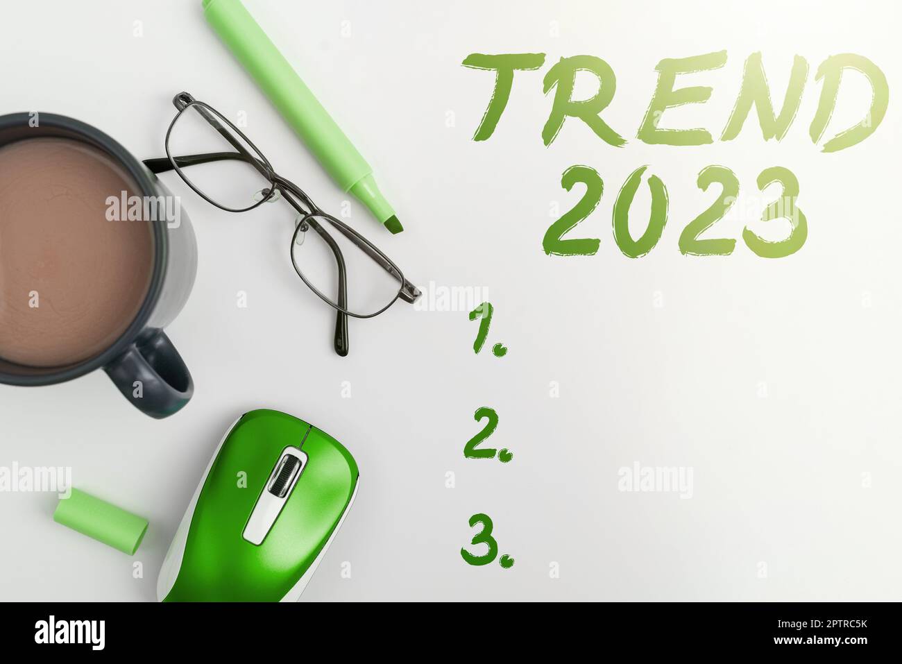 Writing displaying text Trend 2023, Business overview things that is ...