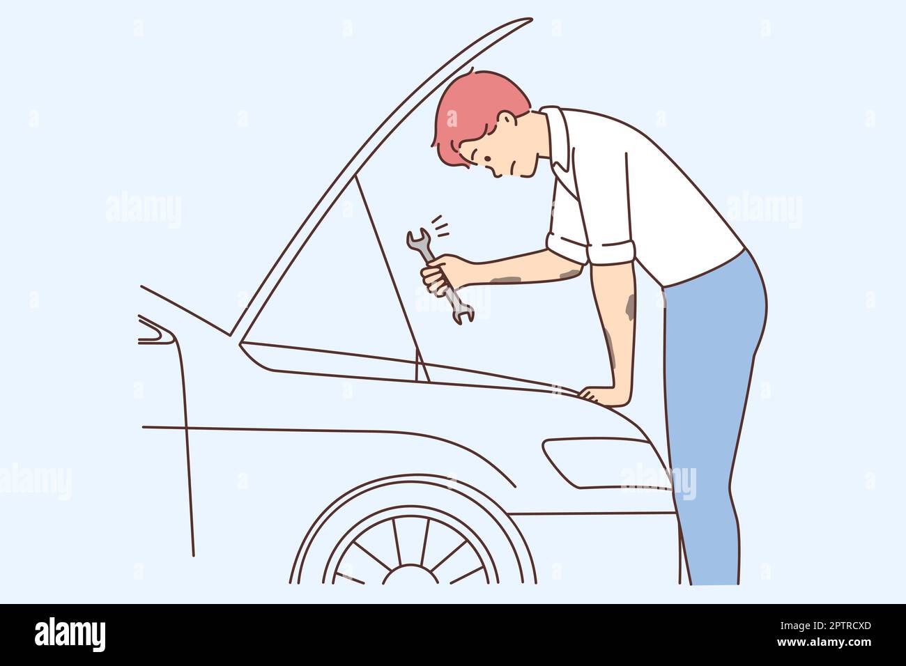 Man vector toolkit tool Stock Vector Images - Alamy