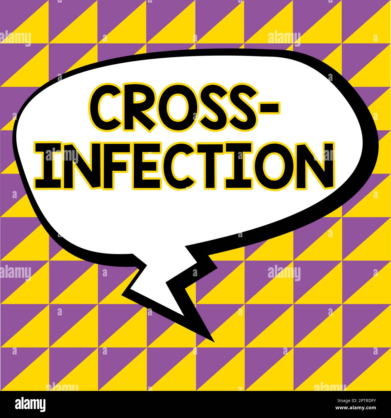 Sign displaying Cross Infection, Conceptual photo disease-causing ...