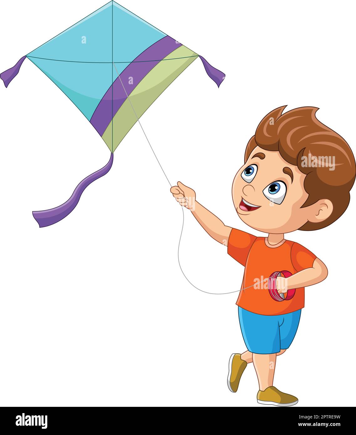 Kite cartoon hi-res stock photography and images - Alamy