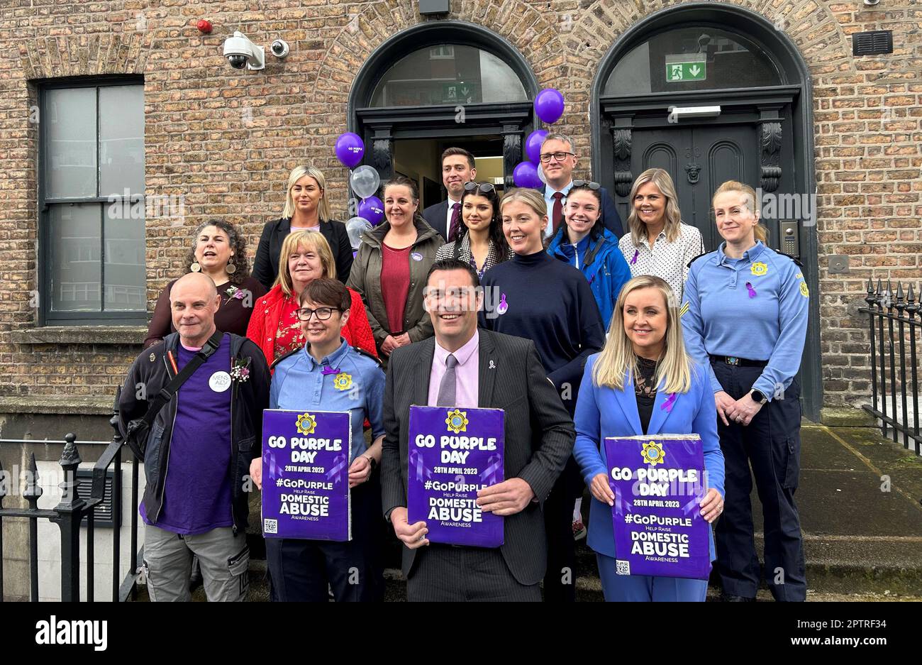 Members of An Garda Síochana and representatives from domestic abuse ...