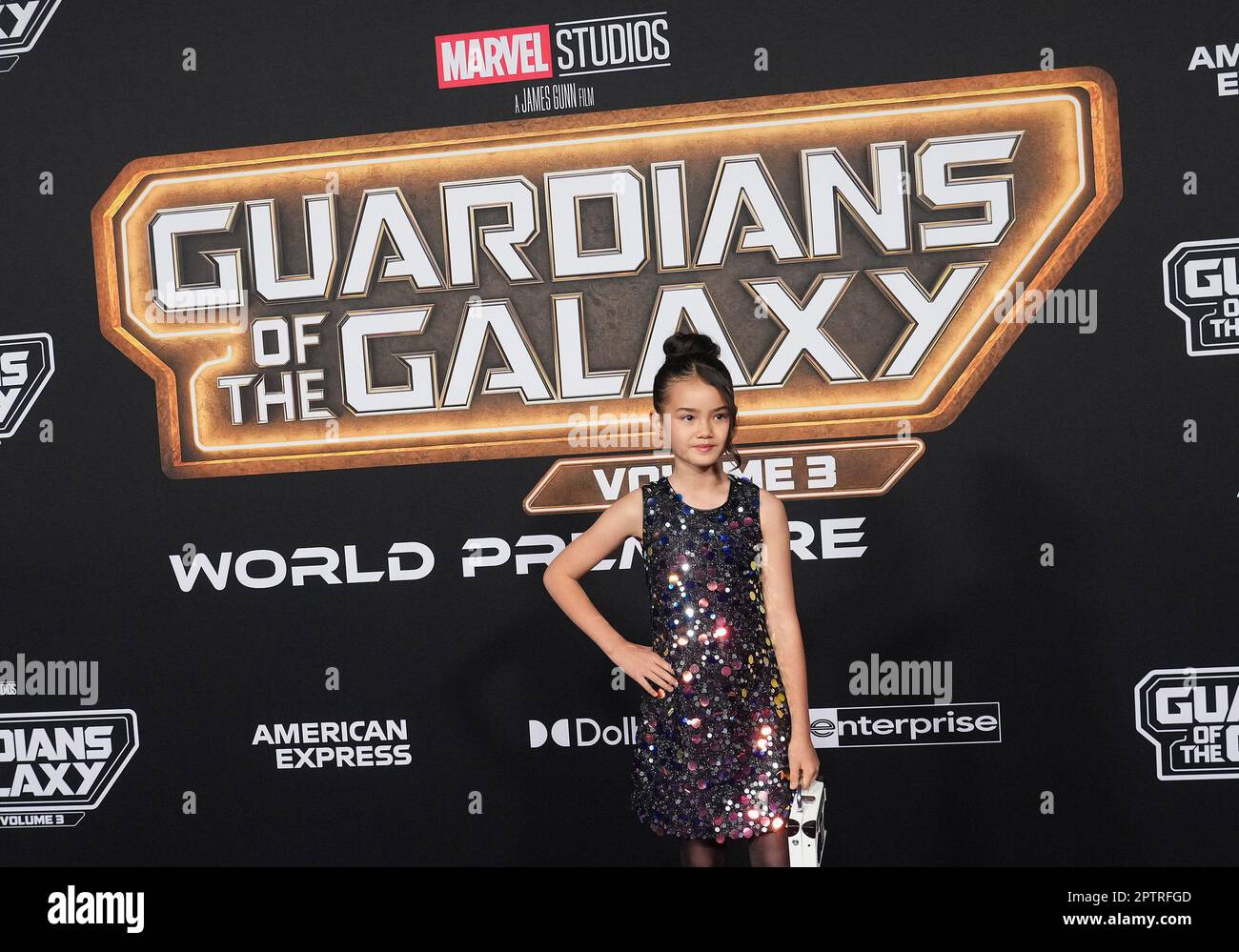 Los Angeles, USA. 27th Apr, 2023. Kai Zen arrives at the GUARDIANS OF ...