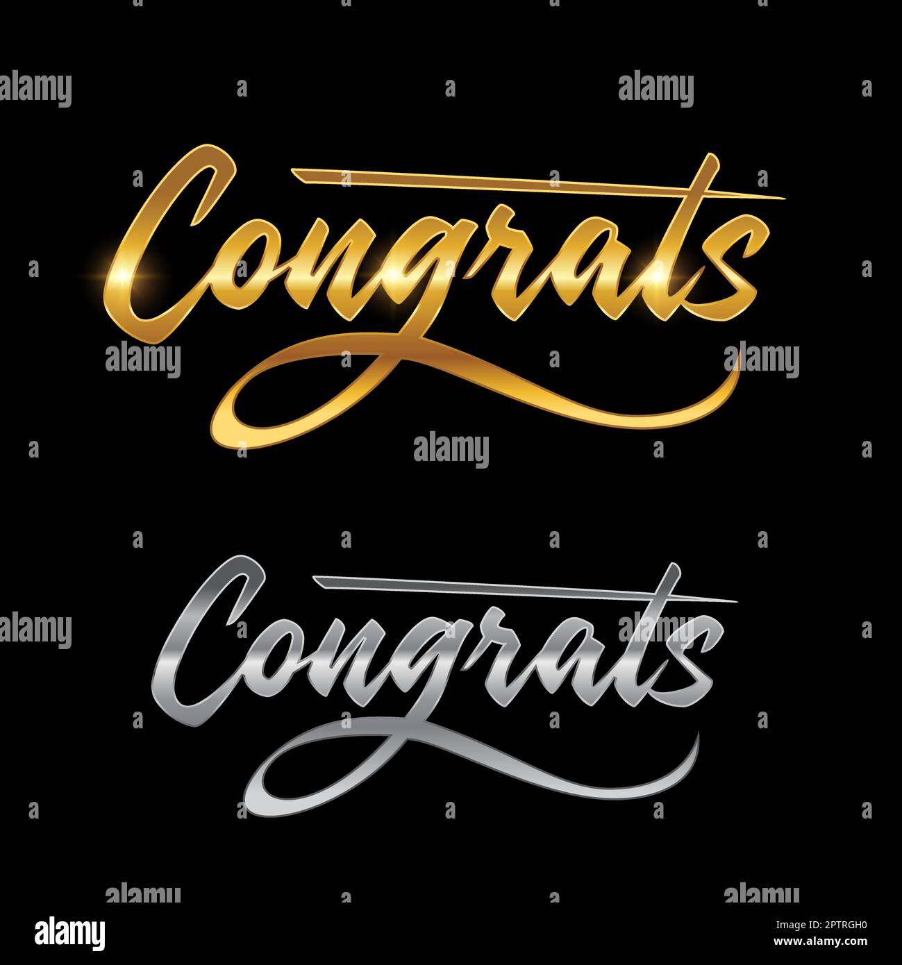 Creative Luxury Congrats Vector Illustration Stock Vector Image & Art ...