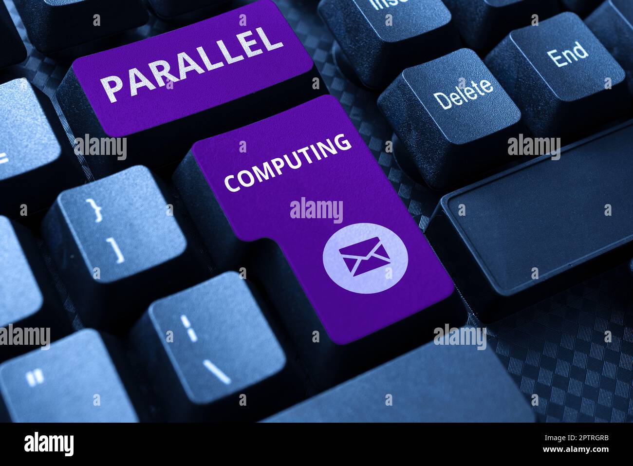Conceptual display Parallel Computing, Concept meaning simultaneous calculation by means of ...