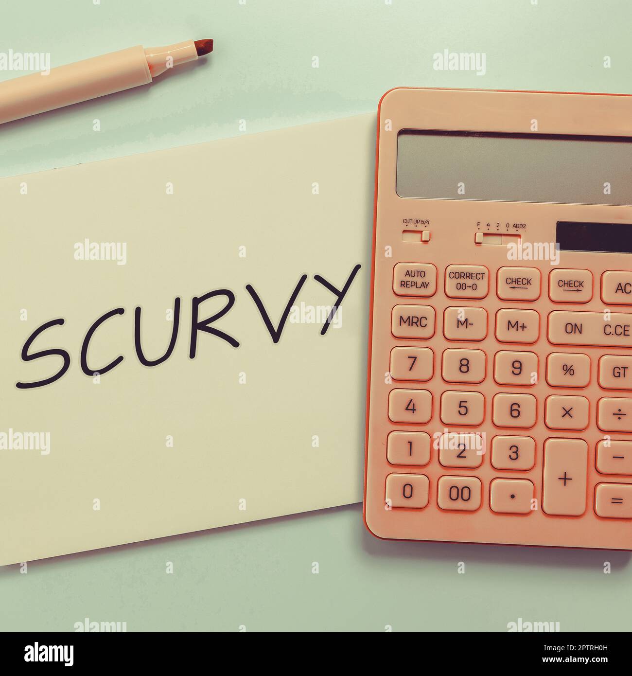 Conceptual display Scurvy, Concept meaning disease caused by a lack of ...