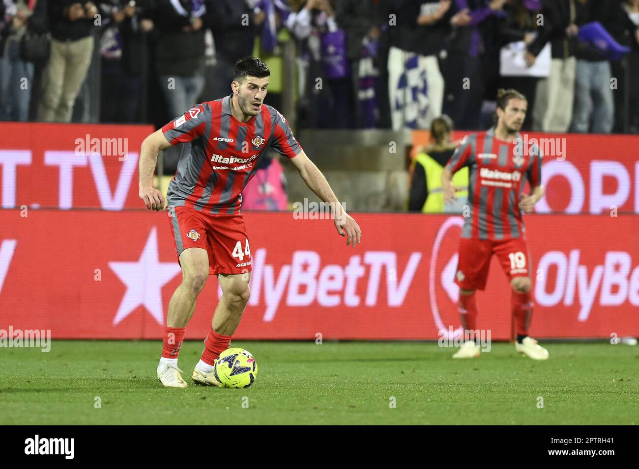 Luka Lochoshvili of U.S. Cremonese during the Coppa Italia Semi Final ...
