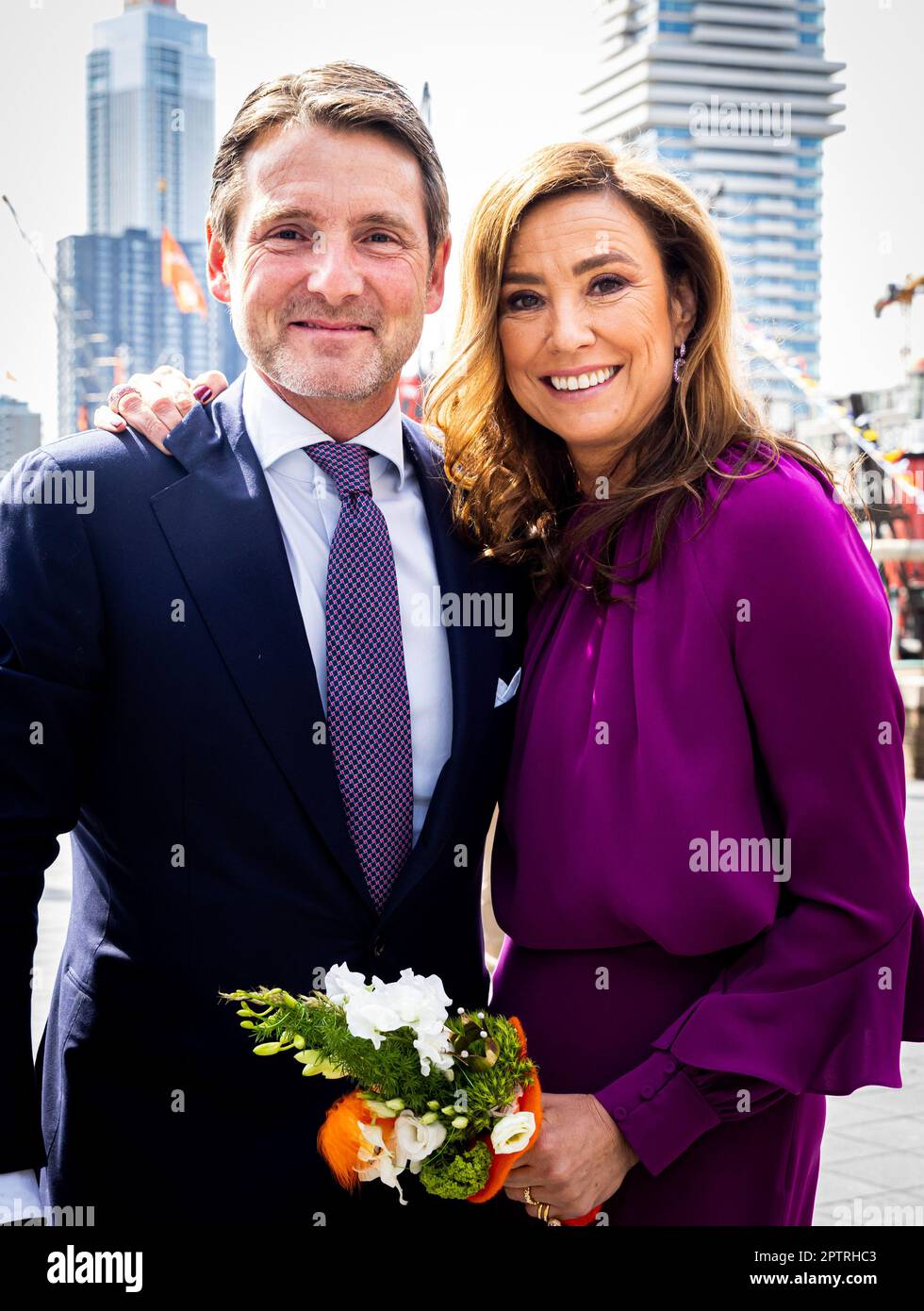 Rotterdam, The Netherlands. 27/04/2023, Prince Maurits, Princess ...