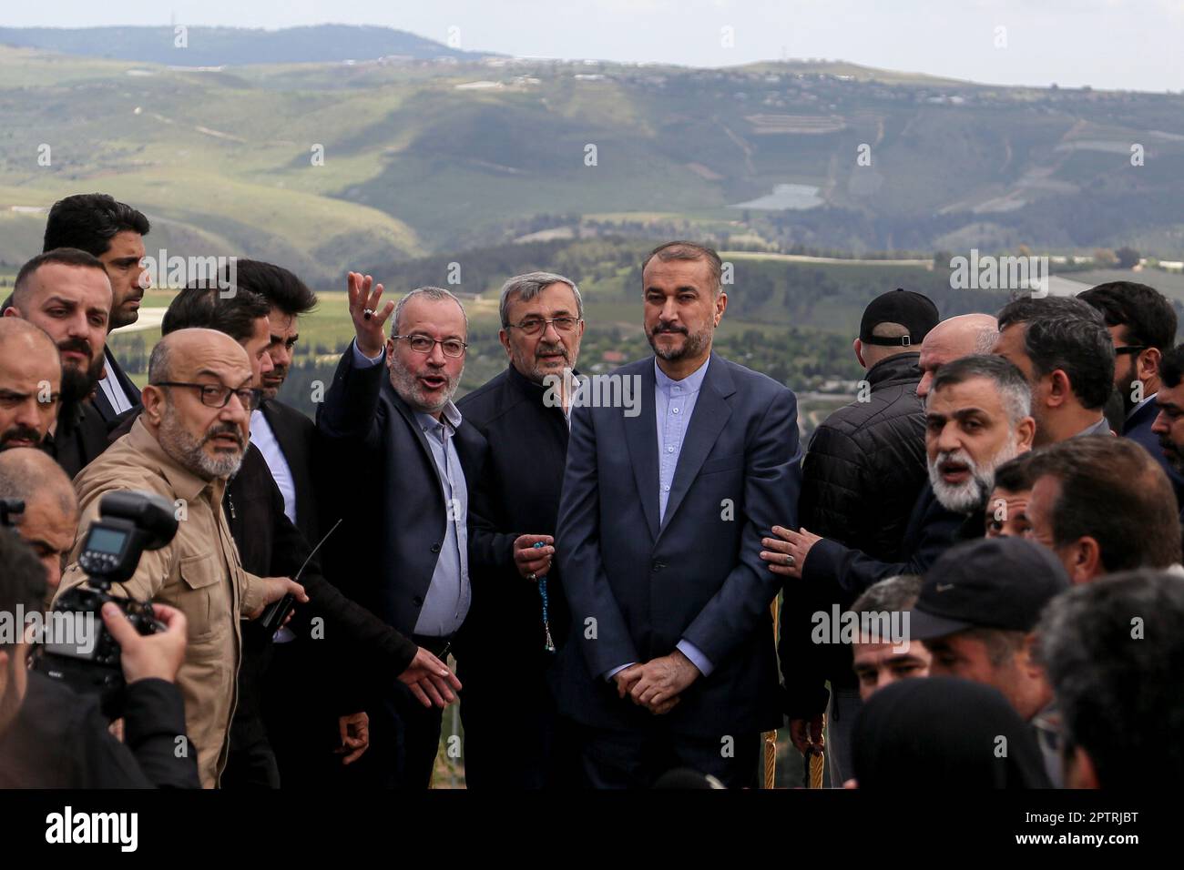 Maroun El Ras, Lebanon. 28th Apr, 2023. Iranian Foreign Minister ...