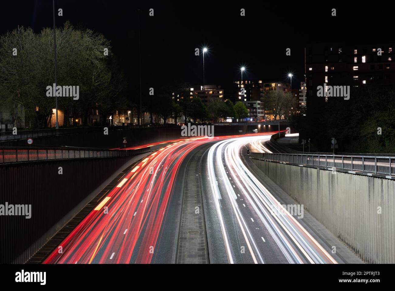 Long exposure motorway hi-res stock photography and images - Alamy