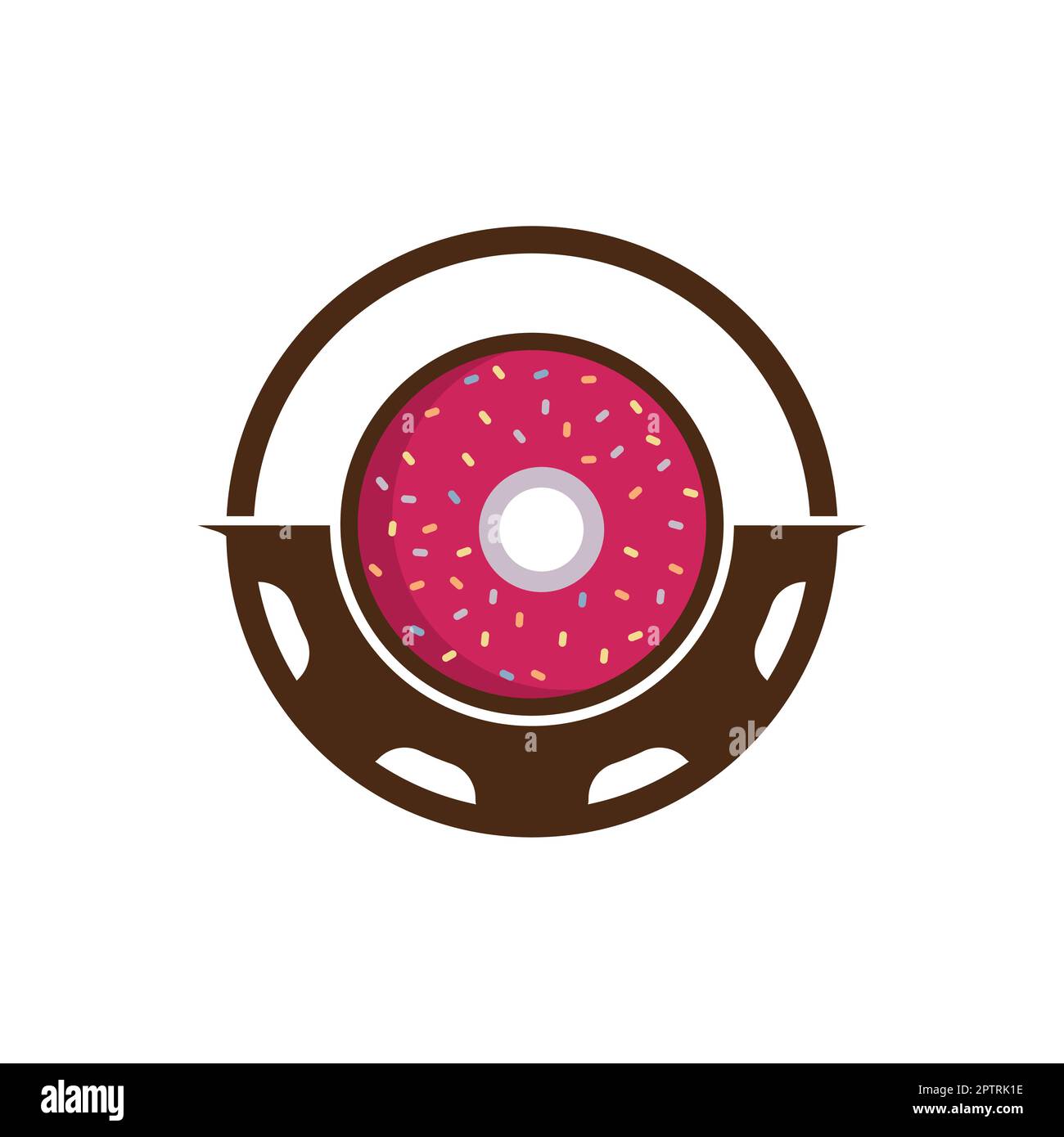 Donut gear vector logo design. Bakery logo design concept Stock Vector ...