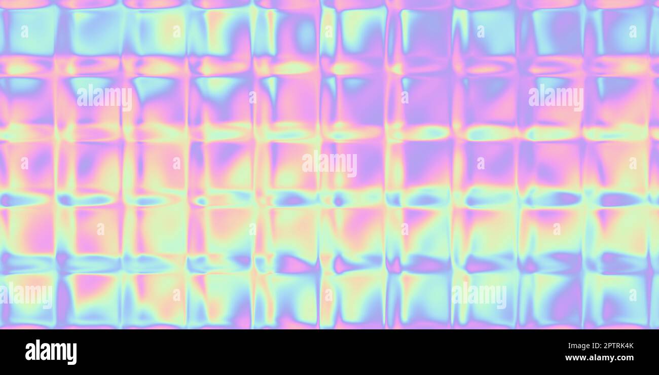 Seamless webpunk aesthetic Y2K futurism glass refraction square mosaic ...