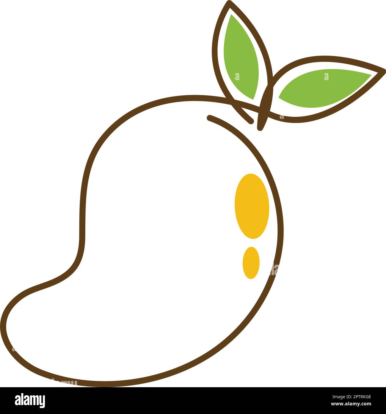 Mango icon logo design Stock Vector Image & Art - Alamy