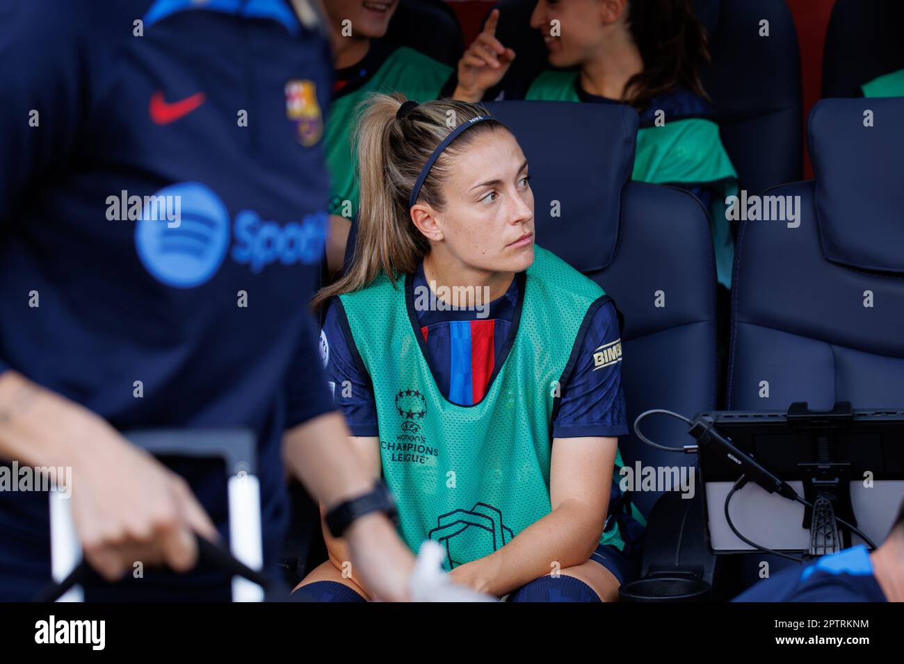 Barcelona, Spain. 27th Apr, 2023. Alexia Putellas in action during the ...