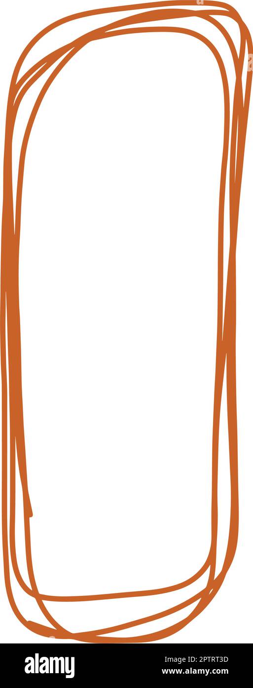 Alphabet I letter hand drawn outline stroke drawing illustration ...