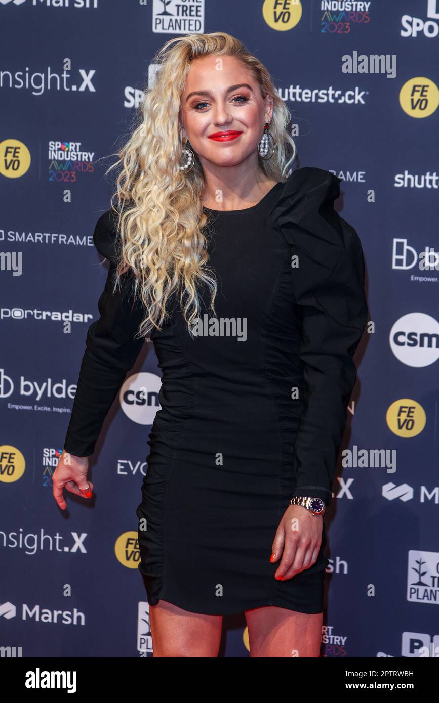 Aimee Fuller seen attending the Sport Industry Awards 2023 at Battersea ...