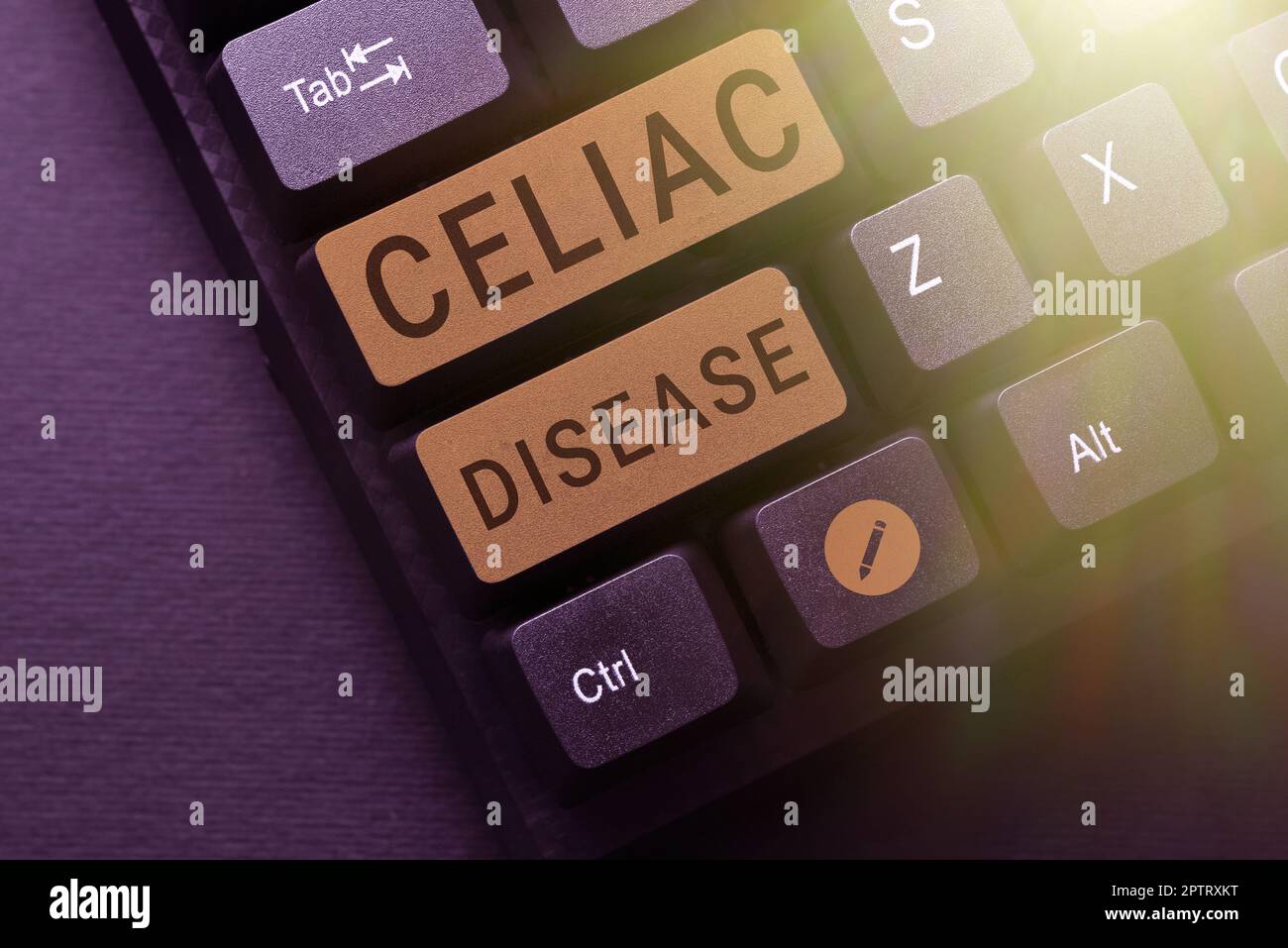 Sign displaying Celiac Disease, Conceptual photo Small intestine is ...