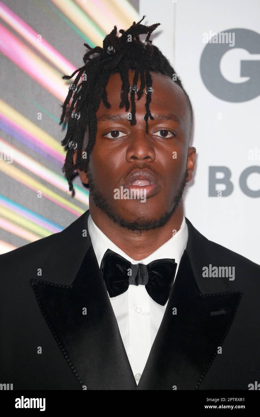KSI attends the GQ Men Of The Year Awards 2021 at Tate Modern in London ...