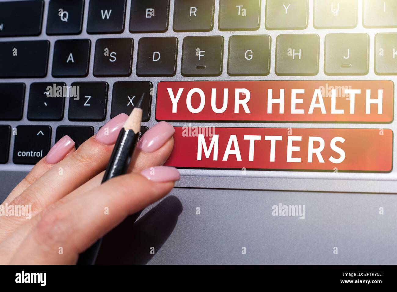 Inspiration showing sign Your Health Matters, Business approach good ...