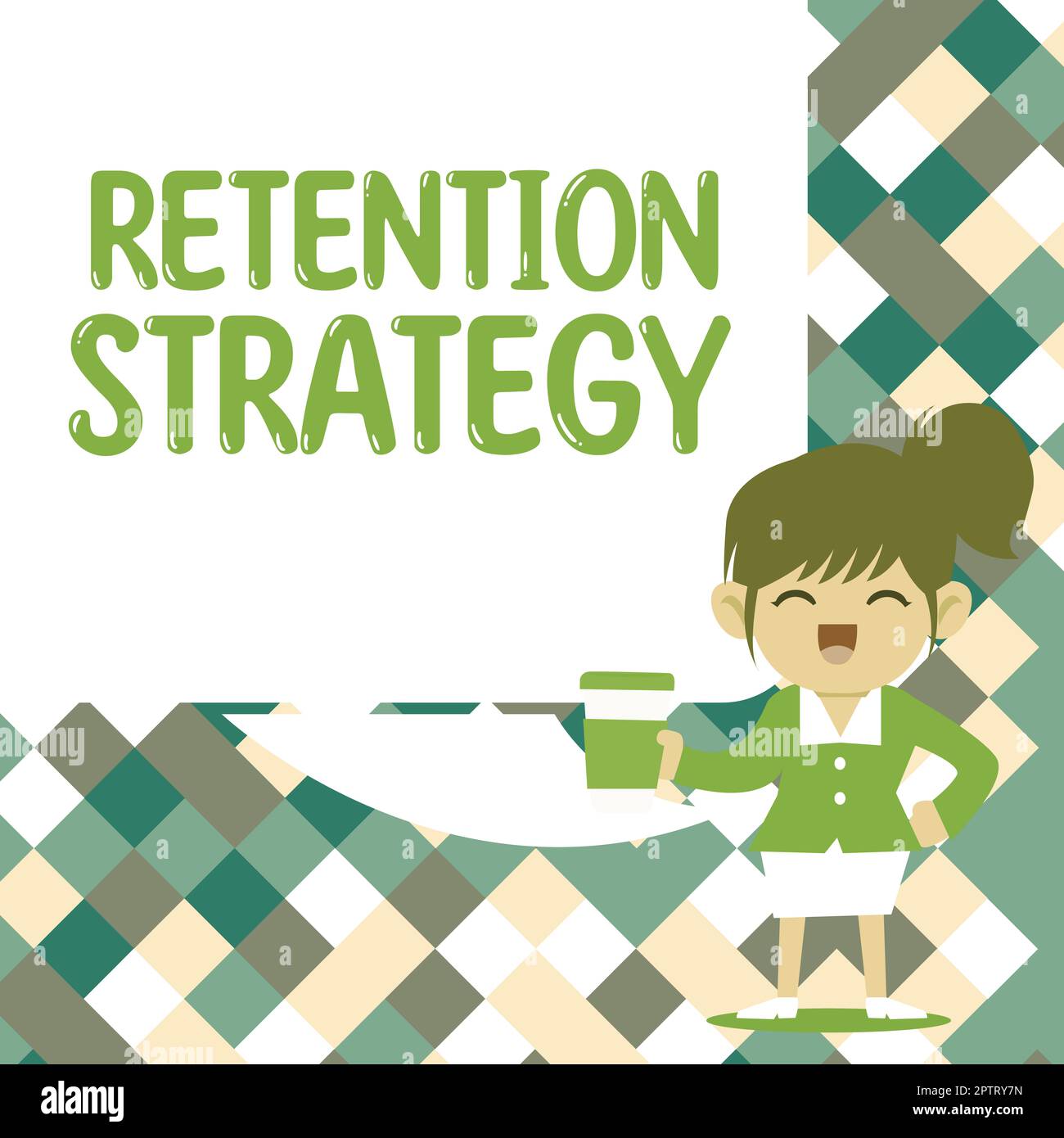 Text showing inspiration Retention Strategy, Concept meaning activities ...