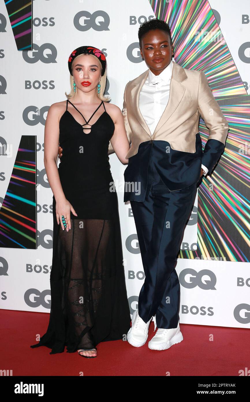 Ella Baig and Nicola Adams attend the GQ Men Of The Year Awards 2021 at ...
