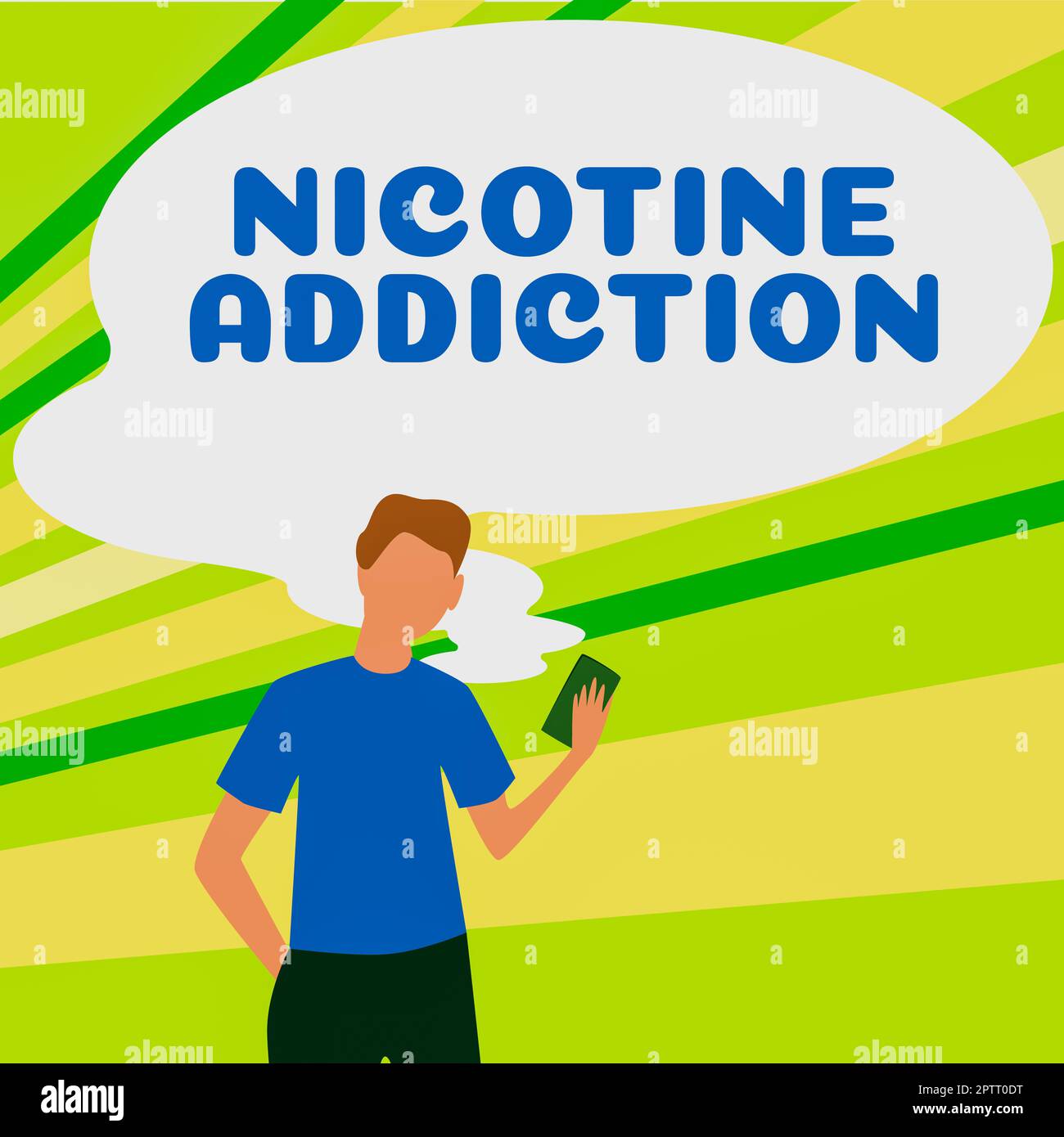 Conceptual display Nicotine Addiction, Concept meaning condition of ...