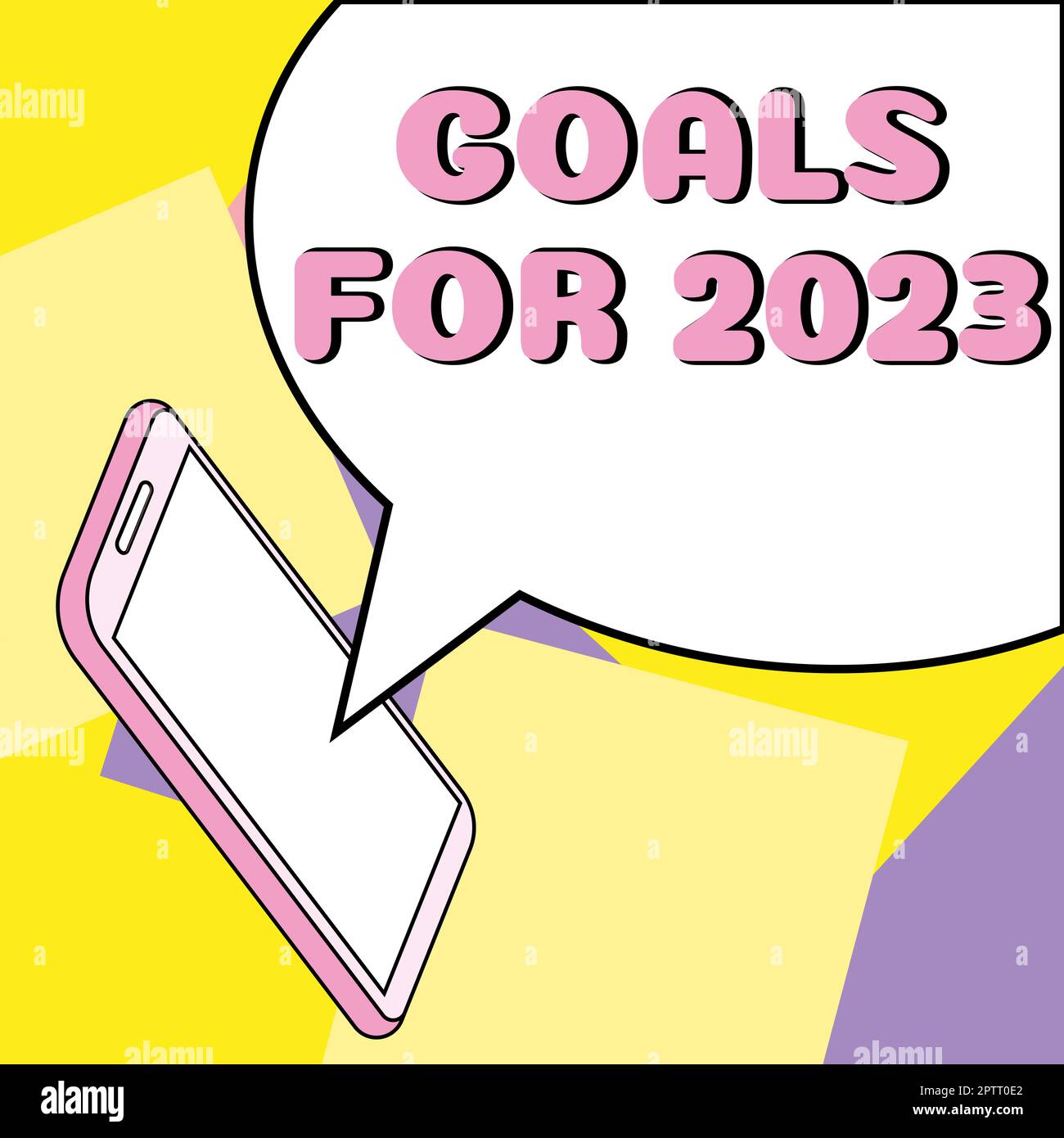 Conceptual display Goals For 2023, Internet Concept The following ...